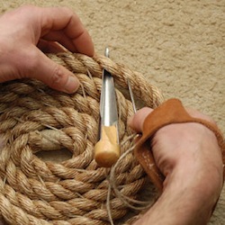 Stonk Knots design in Rope - Woven rope mats